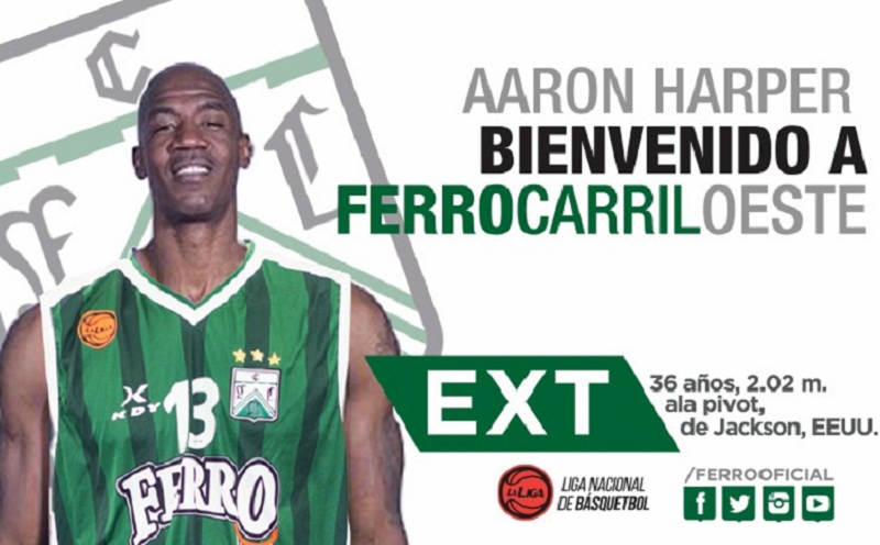 AARON HARPER ES EL TERCER EXTRANJERO DE FERRO – CANCHA LATINA